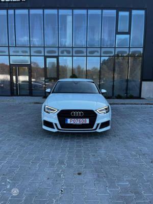 White Audi A3 2019 in Vilnius, with an engine capacity of 1.50 L and mileage of 111 thousand km for 15600 €, photo 2 on AUTOMOTO.COM.LV