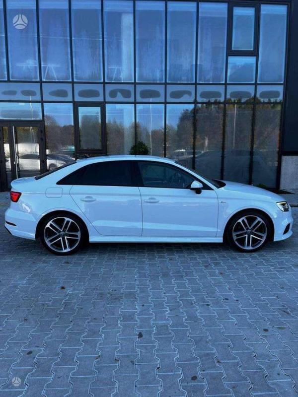 White Audi A3 2019 in Vilnius, with an engine capacity of 1.50 L and mileage of 111 thousand km for 15499 €, photo 5 on AUTOMOTO.COM.LV
