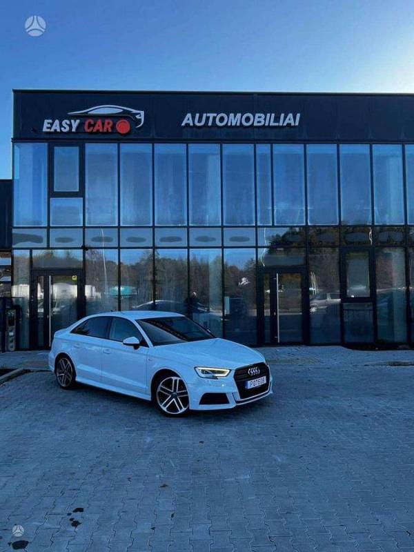 Balts Audi A3 2019 Viļņa, ar dzinēja tilpumu 1.50 L un nobraukumu 111 tūkst. km par 15300 €, foto 1 vietnē AUTOMOTO.COM.LV