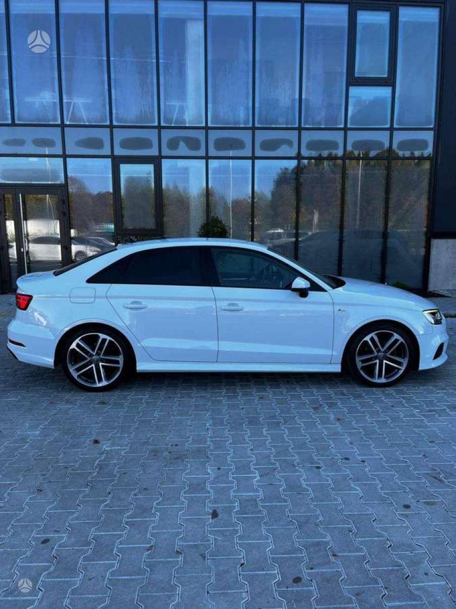 White Audi A3 2019 in Vilnius, with an engine capacity of 1.50 L and mileage of 111 thousand km for 15100 €, photo 5 on AUTOMOTO.COM.LV
