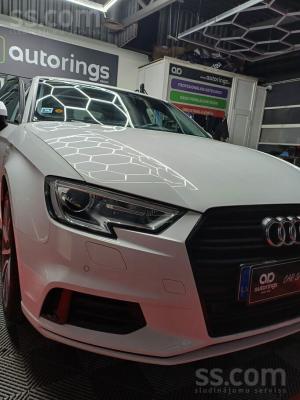 Balts Audi A3 2019 Rīga, ar dzinēja tilpumu 1.50 L un nobraukumu 78 tūkst. km par 16900 €, foto  vietnē AUTOMOTO.COM.LV