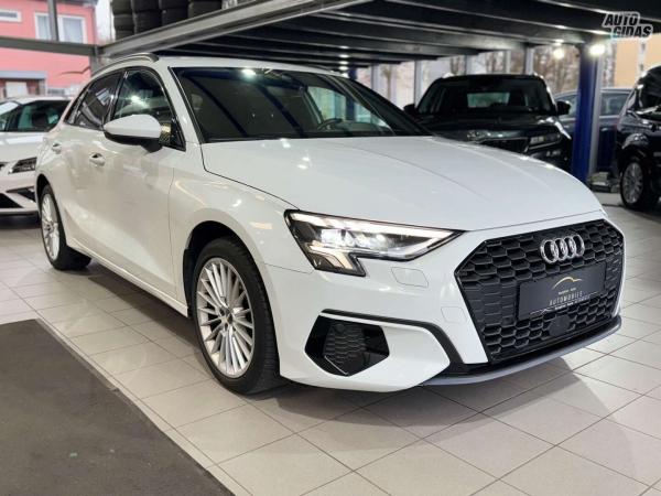 White Audi A3 2020 in Kaunas, with an engine capacity of 1.50 L and mileage of 64 thousand km for 24439 €, photo 3 on AUTOMOTO.COM.LV