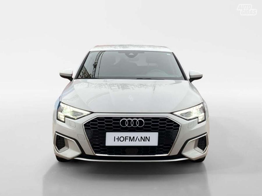 White Audi A3 2020 in Kaunas, with an engine capacity of 1.40 L and mileage of 38 thousand km for 24347 €, photo 2 on AUTOMOTO.COM.LV