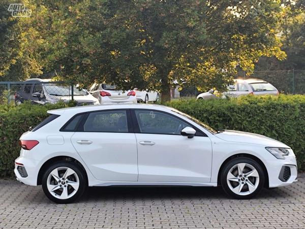 White Audi A3 2022 in Kaunas, with an engine capacity of 1.40 L and mileage of 68 thousand km for 26402 €, photo 8 on AUTOMOTO.COM.LV