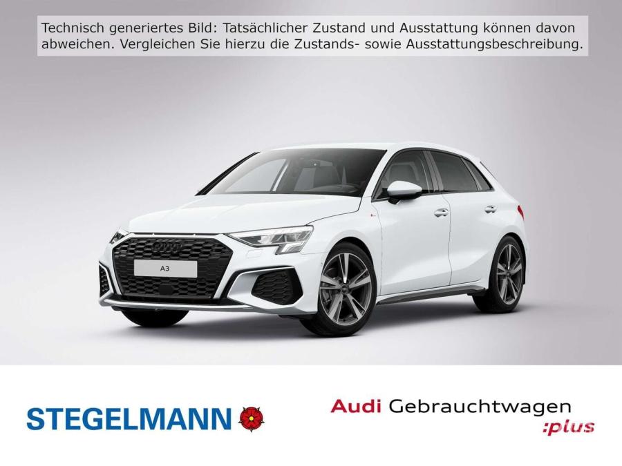 Balts Audi A3 2022 Kauņa, ar dzinēja tilpumu 2.00 L un nobraukumu 82 tūkst. km par 31846 €, foto 1 vietnē AUTOMOTO.COM.LV