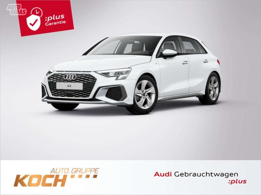 Balts Audi A3 2022 Kauņa, ar dzinēja tilpumu 1.50 L un nobraukumu 43 tūkst. km par 30905 €, foto 1 vietnē AUTOMOTO.COM.LV