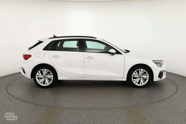 White Audi A3 2022 in Kaunas, with an engine capacity of 1.40 L and mileage of 46 thousand km for 27437 €, photo 6 on AUTOMOTO.COM.LV