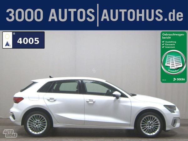 Balts Audi A3 2022 Kauņa, ar dzinēja tilpumu 1.00 L un nobraukumu 25 tūkst. km par 22724 €, foto 1 vietnē AUTOMOTO.COM.LV
