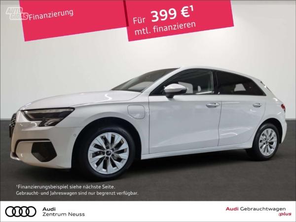 White Audi A3 2022 in Kaunas, with an engine capacity of 1.40 L and mileage of 34 thousand km for 28055 €, photo 1 on AUTOMOTO.COM.LV