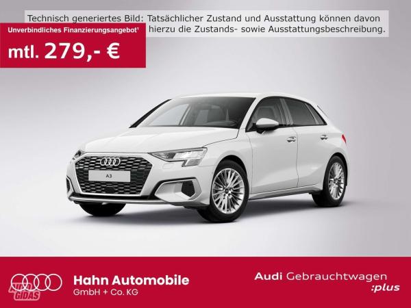 Balts Audi A3 2023 Kauņa, ar dzinēja tilpumu 2.00 L un nobraukumu 85 tūkst. km par 25814 €, foto 1 vietnē AUTOMOTO.COM.LV