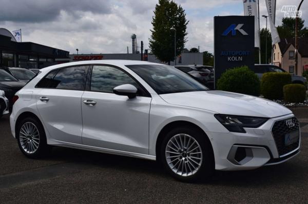 Balts Audi A3 2023 Kauņa, ar dzinēja tilpumu 2.00 L un nobraukumu 98 tūkst. km par 24725 €, foto 1 vietnē AUTOMOTO.COM.LV