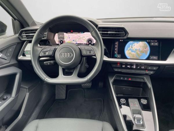 Balts Audi A3 2023 Kauņa, ar dzinēja tilpumu 2.00 L un nobraukumu 17 tūkst. km par 33209 €, foto 3 vietnē AUTOMOTO.COM.LV
