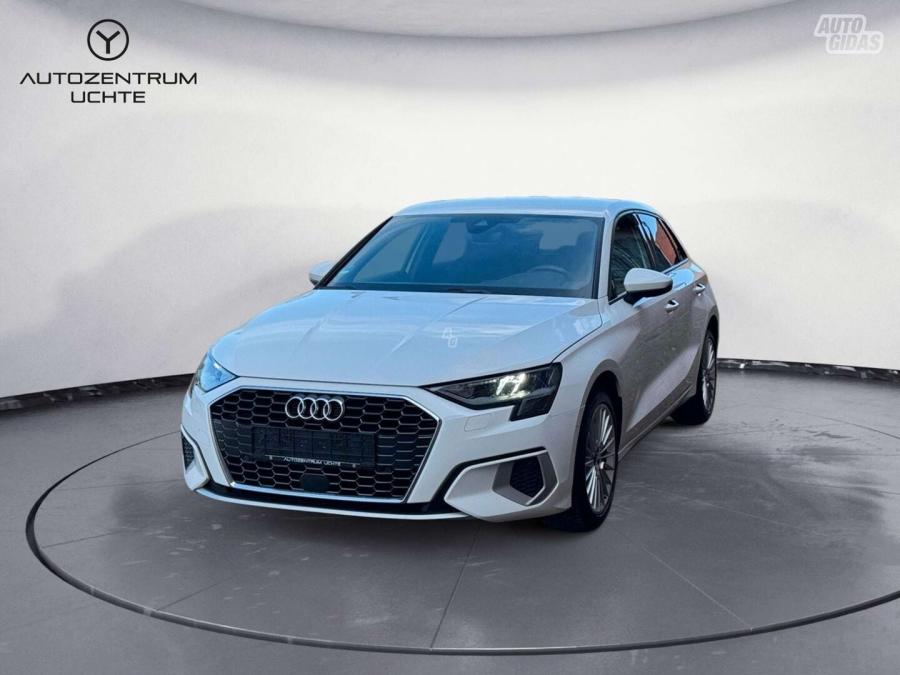 Balts Audi A3 2023 Kauņa, ar dzinēja tilpumu 2.00 L un nobraukumu 69 tūkst. km par 29656 €, foto 1 vietnē AUTOMOTO.COM.LV
