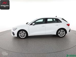 White Audi A3 2023 in Kaunas, with an engine capacity of 2.00 L and mileage of 28 thousand km for 32576 €, photo 2 on AUTOMOTO.COM.LV