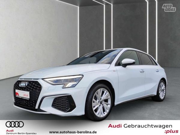 White Audi A3 2024 in Kaunas, with an engine capacity of 1.50 L and mileage of 23 thousand km for 33166 €, photo 2 on AUTOMOTO.COM.LV