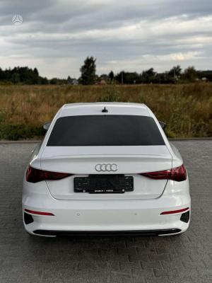 White Audi A3 2024 in Klaipeda, with an engine capacity of 2.00 L and mileage of 43 thousand km for 25500 €, photo 15 on AUTOMOTO.COM.LV