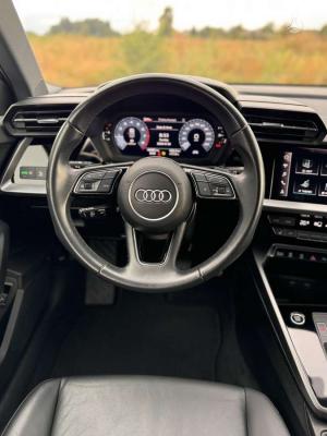 White Audi A3 2024 in Klaipeda, with an engine capacity of 2.00 L and mileage of 43 thousand km for 25500 €, photo 28 on AUTOMOTO.COM.LV