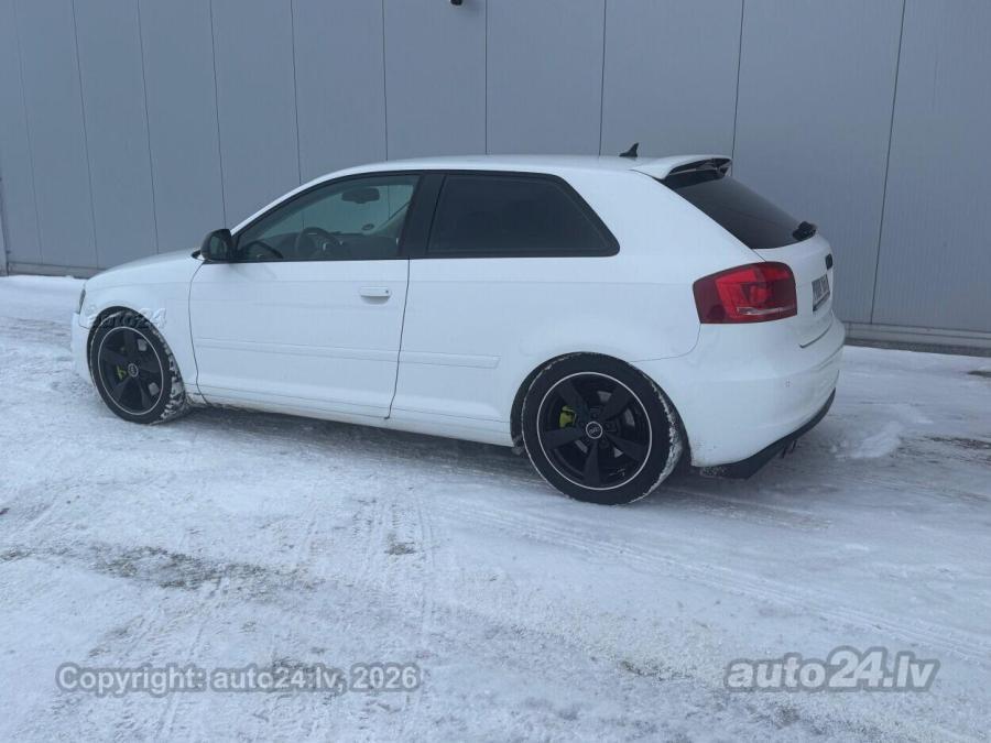 White Audi A3 2009 in Tartu, with an engine capacity of 1.80 L and mileage of 196 thousand km for 7900 €, photo 8 on AUTOMOTO.COM.LV