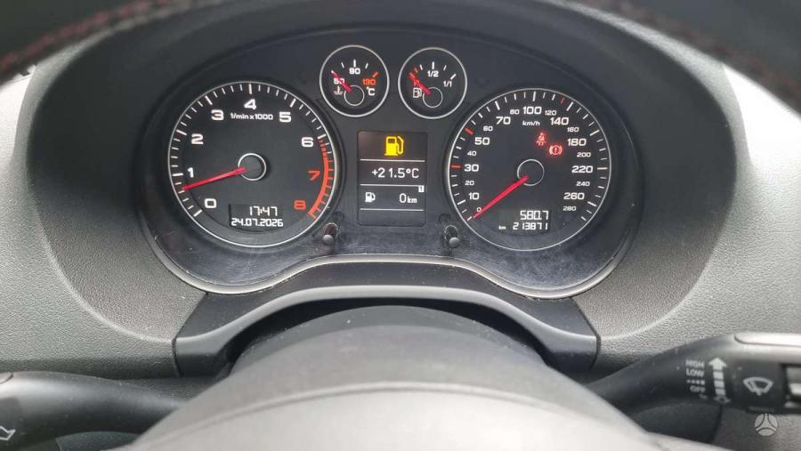 Balts Audi A3 2009 Viļņa, ar dzinēja tilpumu 1.40 L un nobraukumu 213 tūkst. km par 4300 €, foto 13 vietnē AUTOMOTO.COM.LV