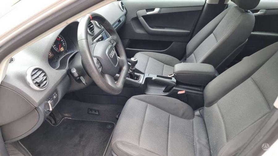 Balts Audi A3 2009 Viļņa, ar dzinēja tilpumu 1.40 L un nobraukumu 213 tūkst. km par 4300 €, foto 15 vietnē AUTOMOTO.COM.LV