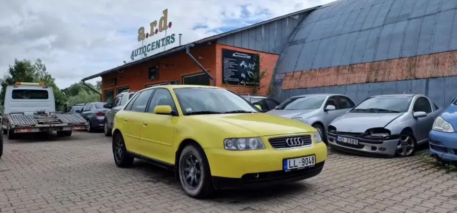 Yellow Audi A3 2001 in Valmiera, with an engine capacity of 1.90 L and mileage of 569 thousand km for 1400 €, photo 1 on AUTOMOTO.COM.LV