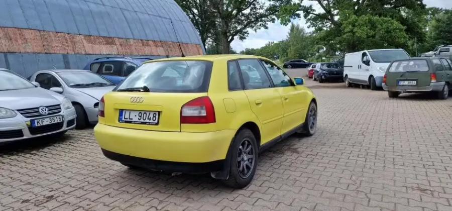 Yellow Audi A3 2001 in Valmiera, with an engine capacity of 1.90 L and mileage of 569 thousand km for 1400 €, photo 4 on AUTOMOTO.COM.LV