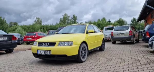 Желтый Ауди А3 2001 в Валмиера, объемом двигателя 1.90 л и пробегом 569 тыс. км за 1400 €, фото 7 на AUTOMOTO.COM.LV