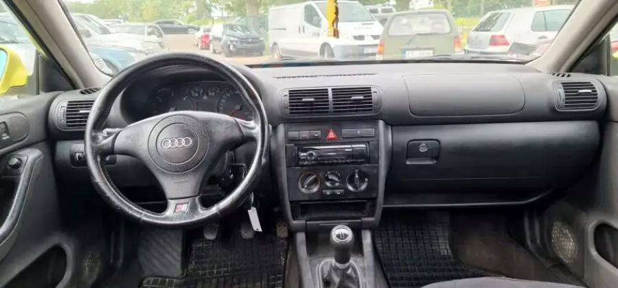 Yellow Audi A3 2001 in Valmiera, with an engine capacity of 1.90 L and mileage of 569 thousand km for 1400 €, photo 10 on AUTOMOTO.COM.LV