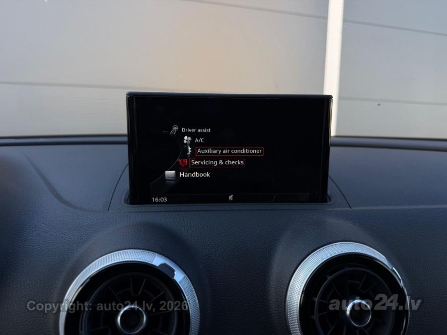 Dzeltens Audi A3 2017 Tallina, ar dzinēja tilpumu 1.40 L un nobraukumu 93 tūkst. km par 14900 €, foto 17 vietnē AUTOMOTO.COM.LV