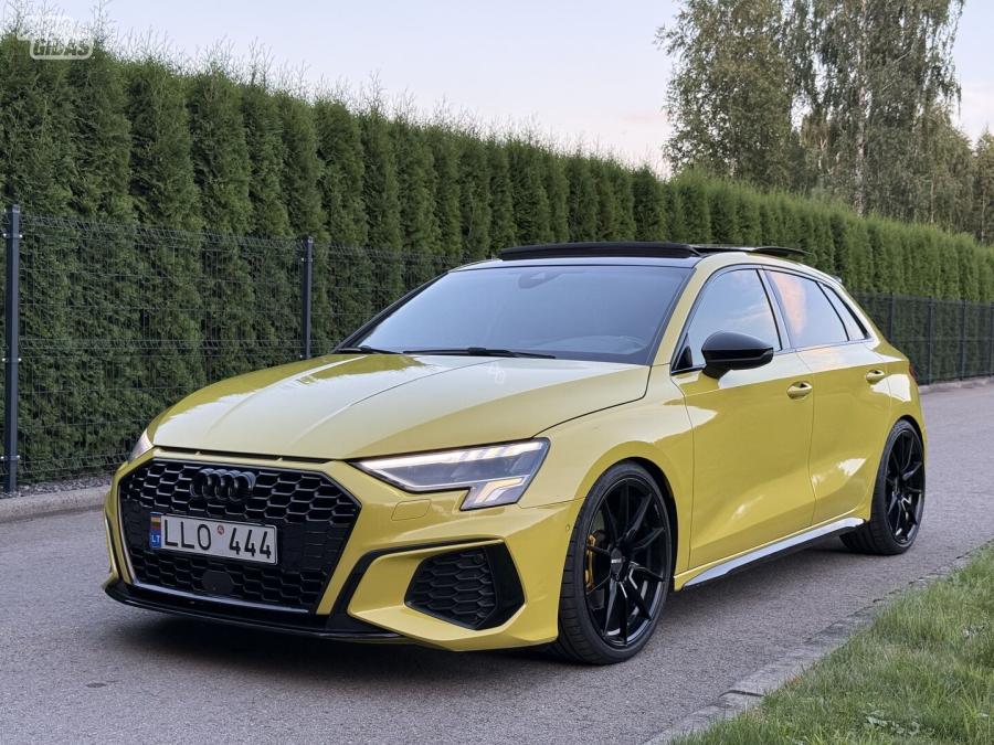 Dzeltens Audi A3 2021 Kauņa, ar dzinēja tilpumu 1.50 L un nobraukumu 84 tūkst. km par 23490 €, foto 3 vietnē AUTOMOTO.COM.LV