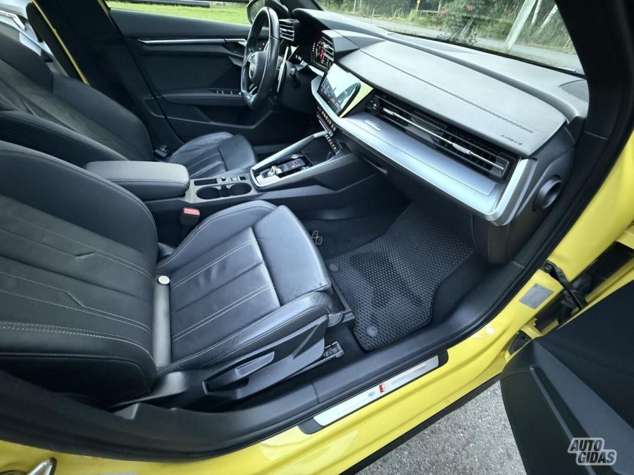 Dzeltens Audi A3 2021 Kauņa, ar dzinēja tilpumu 1.50 L un nobraukumu 84 tūkst. km par 23490 €, foto 11 vietnē AUTOMOTO.COM.LV