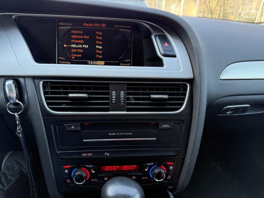 Black Audi A4 Allroad 2009 in Kaunas, with an engine capacity of 2.00 L and mileage of 290 thousand km for 4800 €, photo 16 on AUTOMOTO.COM.LV