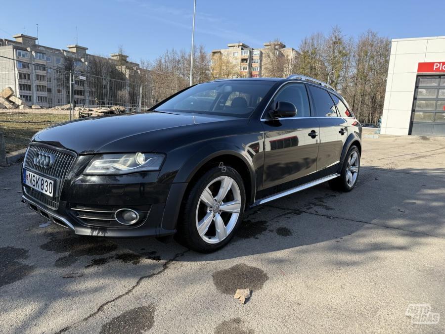 Melns Audi A4 Allroad 2009 Kauņa, ar dzinēja tilpumu 2.00 L un nobraukumu 290 tūkst. km par 4600 €, foto 5 vietnē AUTOMOTO.COM.LV