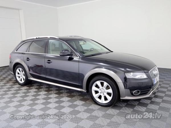 Black Audi A4 Allroad 2010 in Tallinn, with an engine capacity of 3.00 L and mileage of 296 thousand km for 3599 €, photo 1 on AUTOMOTO.COM.LV