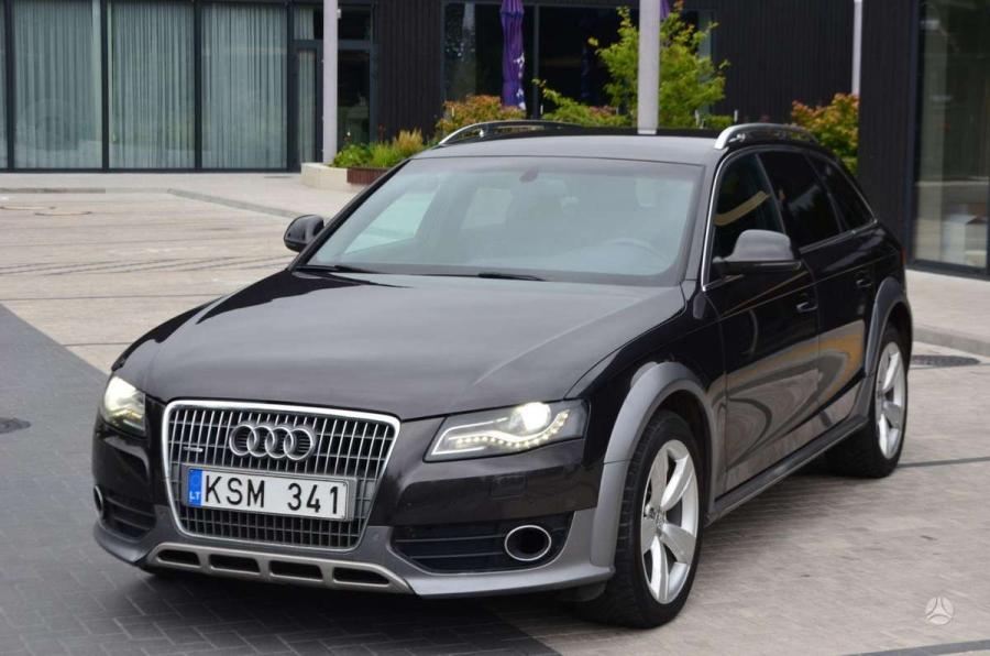 Melns Audi A4 Allroad 2010 Šauļi, ar dzinēja tilpumu 2.97 L un nobraukumu 310 tūkst. km par 6000 €, foto 5 vietnē AUTOMOTO.COM.LV