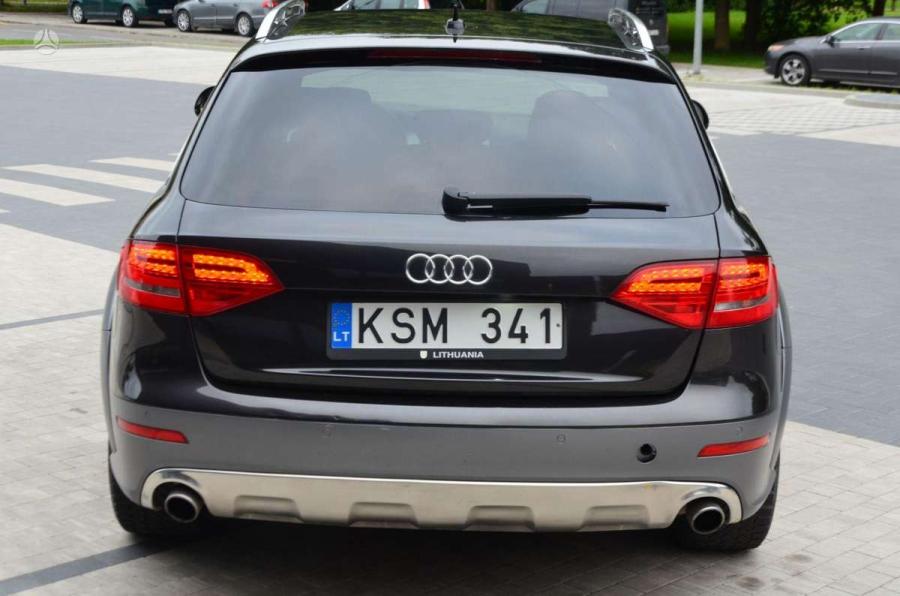 Melns Audi A4 Allroad 2010 Šauļi, ar dzinēja tilpumu 2.97 L un nobraukumu 310 tūkst. km par 6000 €, foto 18 vietnē AUTOMOTO.COM.LV