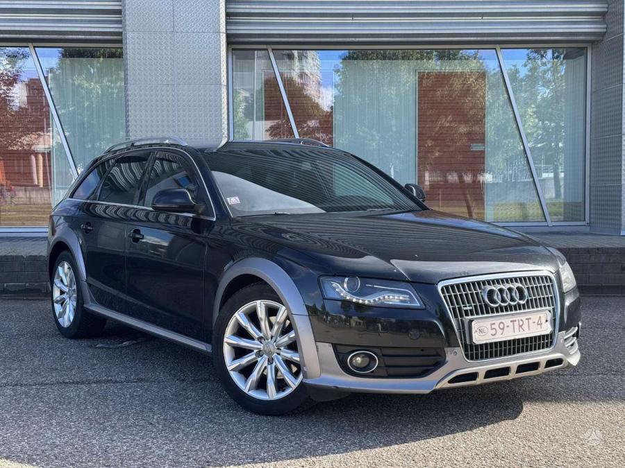 Melns Audi A4 Allroad 2010 Viļņa, ar dzinēja tilpumu 2.97 L un nobraukumu 348 tūkst. km par 5950 €, foto 1 vietnē AUTOMOTO.COM.LV