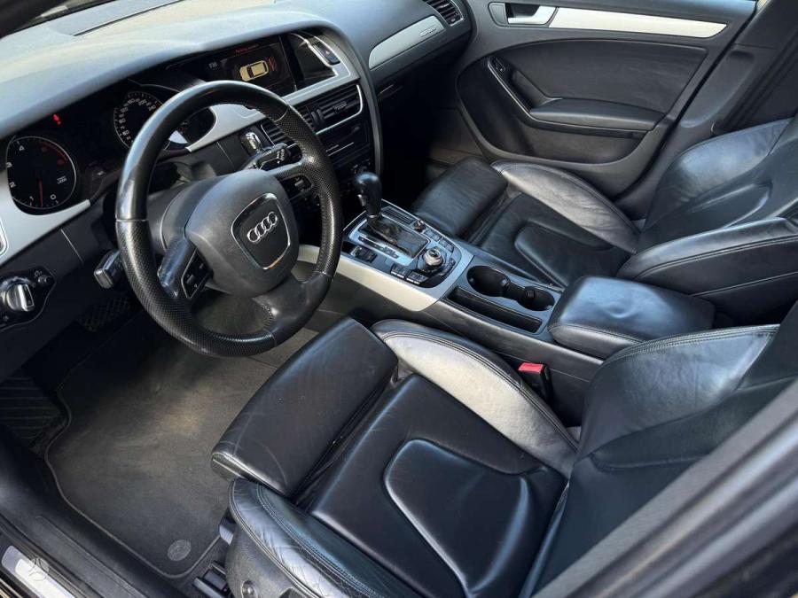 Melns Audi A4 Allroad 2010 Viļņa, ar dzinēja tilpumu 2.97 L un nobraukumu 348 tūkst. km par 5950 €, foto 12 vietnē AUTOMOTO.COM.LV