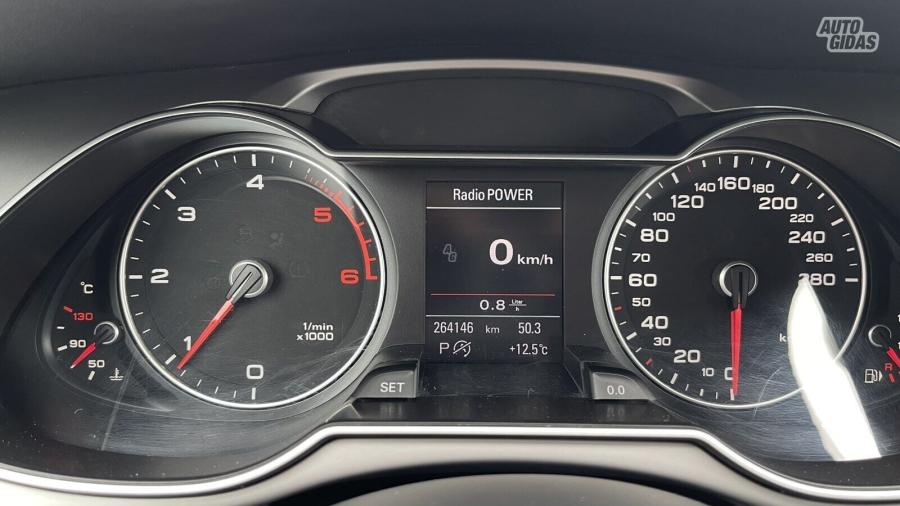 Black Audi A4 Allroad 2012 in Marijampole, with an engine capacity of 2.00 L and mileage of 264 thousand km for 8950 €, photo 30 on AUTOMOTO.COM.LV