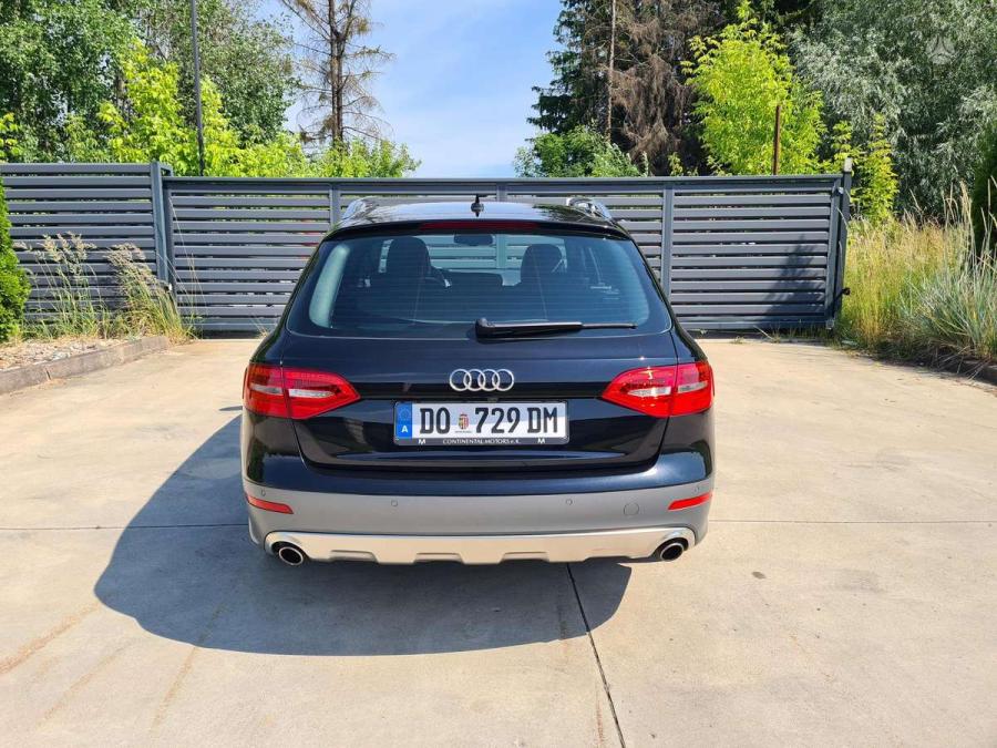 Black Audi A4 Allroad 2012 in Kaunas, with an engine capacity of 2.97 L and mileage of 254 thousand km for 9500 €, photo 9 on AUTOMOTO.COM.LV