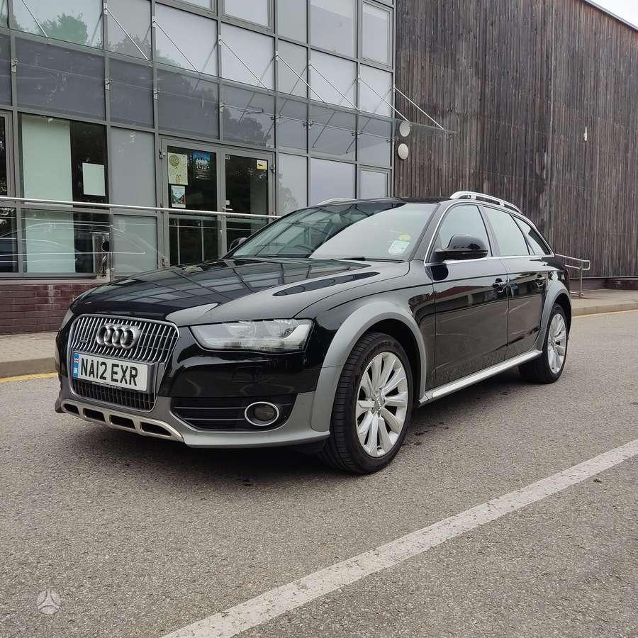 Black Audi A4 Allroad 2012 in Utena, with an engine capacity of 1.97 L and mileage of 114 thousand km for 3200 €, photo 1 on AUTOMOTO.COM.LV