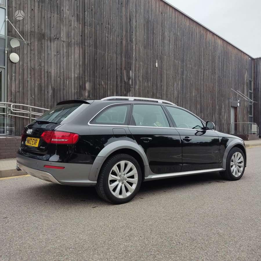 Black Audi A4 Allroad 2012 in Utena, with an engine capacity of 1.97 L and mileage of 114 thousand km for 3200 €, photo 6 on AUTOMOTO.COM.LV