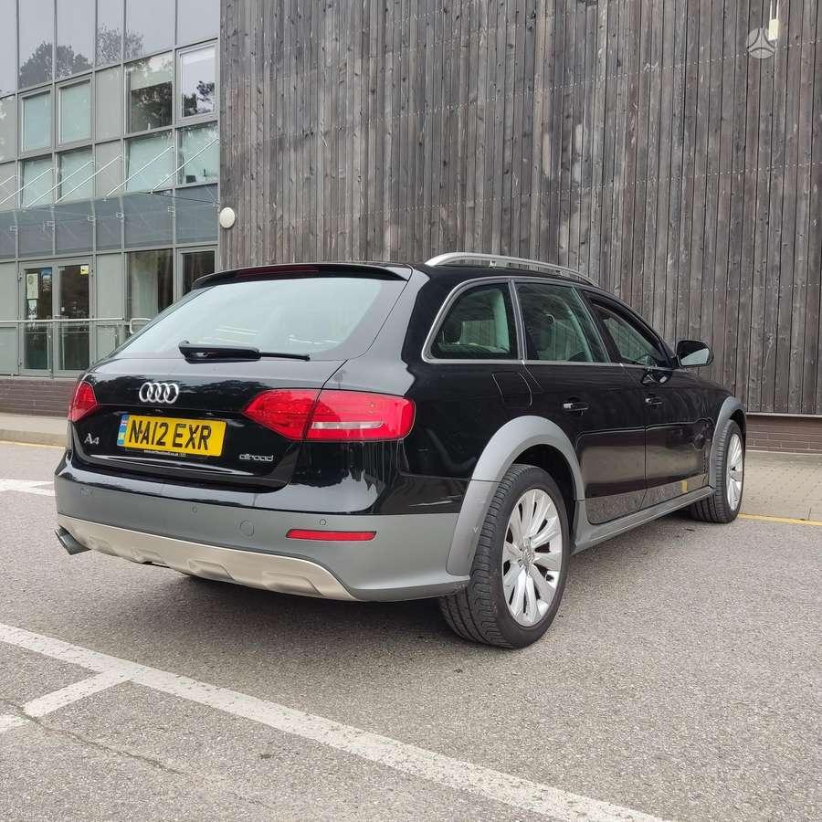 Black Audi A4 Allroad 2012 in Utena, with an engine capacity of 1.97 L and mileage of 114 thousand km for 3200 €, photo 10 on AUTOMOTO.COM.LV