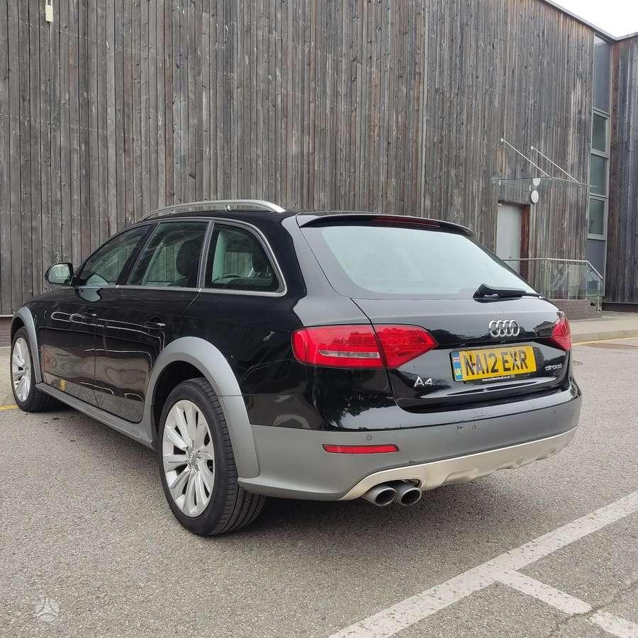 Black Audi A4 Allroad 2012 in Utena, with an engine capacity of 1.97 L and mileage of 114 thousand km for 3200 €, photo 11 on AUTOMOTO.COM.LV