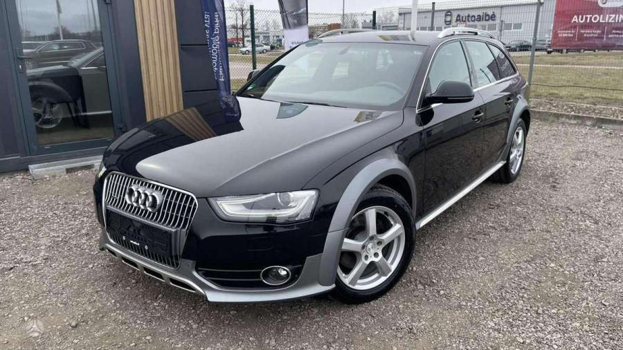 Melns Audi A4 Allroad 2012 Marijampole, ar dzinēja tilpumu 1.97 L un nobraukumu 264 tūkst. km par 8490 €, foto 1 vietnē AUTOMOTO.COM.LV