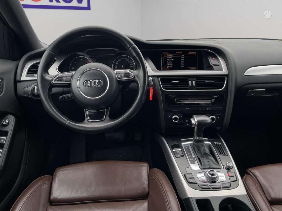 Melns Audi A4 Allroad 2013 Viļņa, ar dzinēja tilpumu 2.00 L un nobraukumu 324 tūkst. km par 8999 €, foto 12 vietnē AUTOMOTO.COM.LV