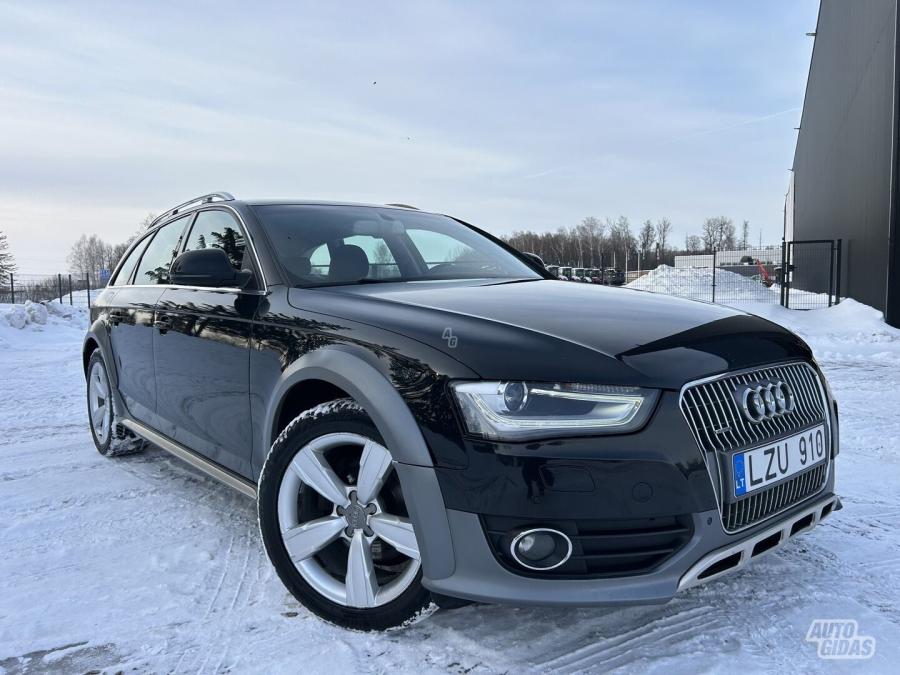 Melns Audi A4 Allroad 2013 Kauņa, ar dzinēja tilpumu 2.00 L un nobraukumu 331 tūkst. km par 8900 €, foto 2 vietnē AUTOMOTO.COM.LV