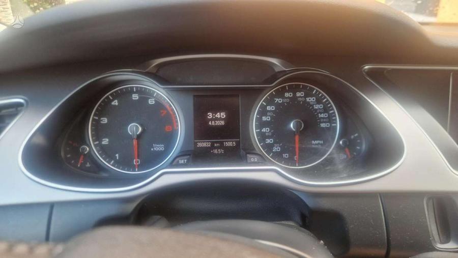 Black Audi A4 Allroad 2013 in Vilnius, with an engine capacity of 1.98 L and mileage of 260 thousand km for 4999 €, photo 3 on AUTOMOTO.COM.LV
