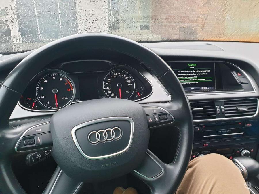 Black Audi A4 Allroad 2013 in Vilnius, with an engine capacity of 1.98 L and mileage of 260 thousand km for 4999 €, photo 4 on AUTOMOTO.COM.LV