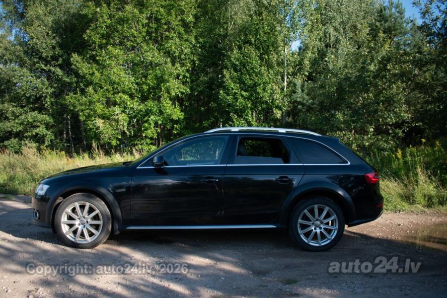 Black Audi A4 Allroad 2014 in Riga, with an engine capacity of 2.00 L and mileage of 269 thousand km for 8790 €, photo 4 on AUTOMOTO.COM.LV